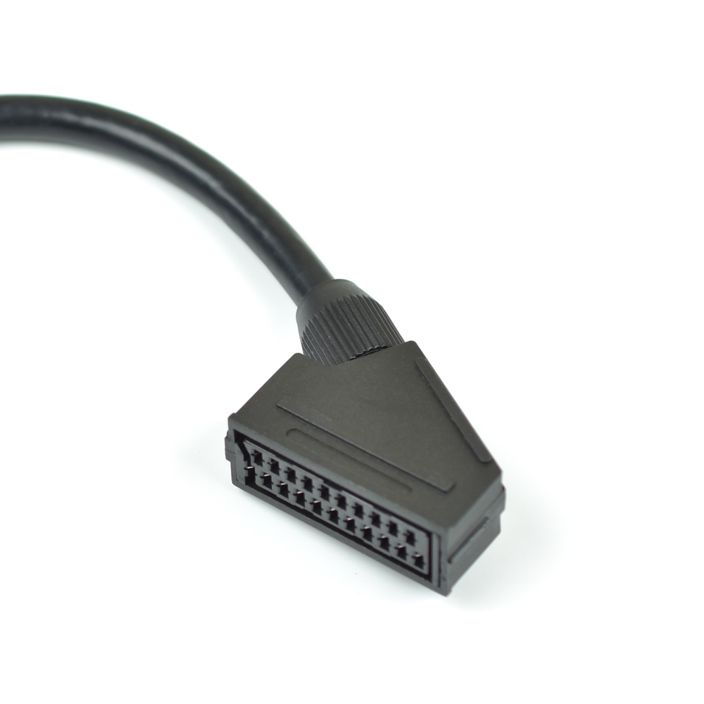 EuroSCART to BNC adapter cable