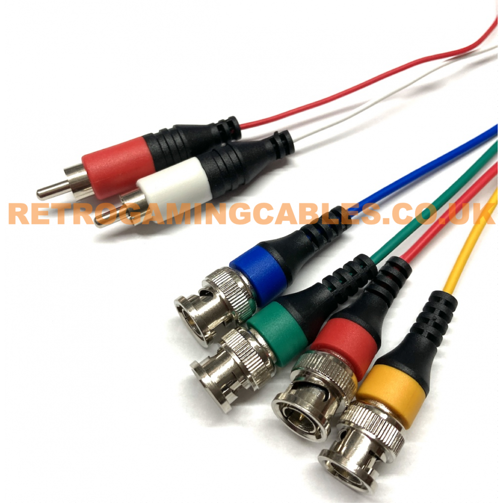 EuroSCART to BNC adapter cable