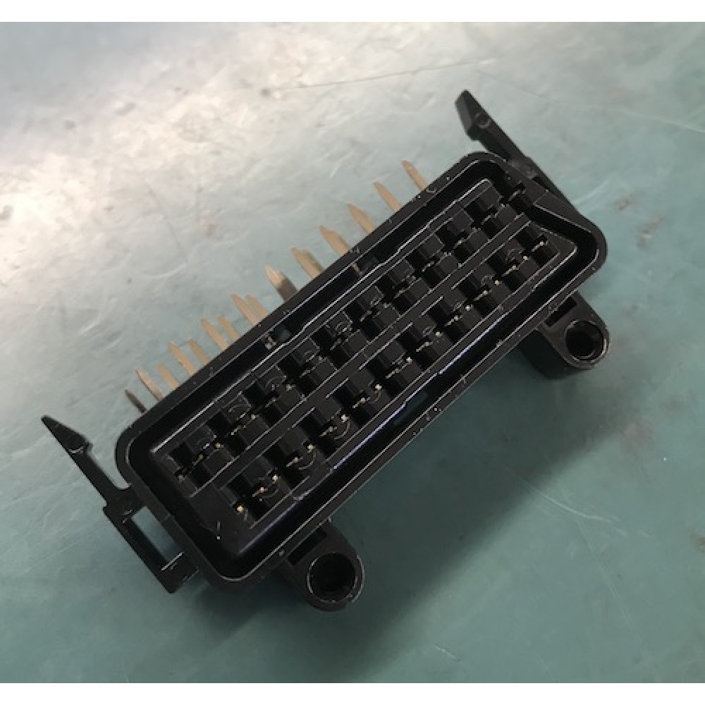 Female SCART socket PCB panel mount