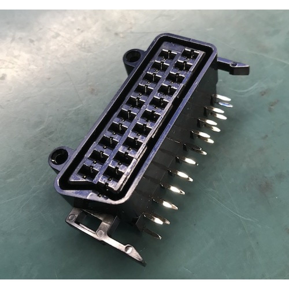 Female SCART socket PCB panel mount