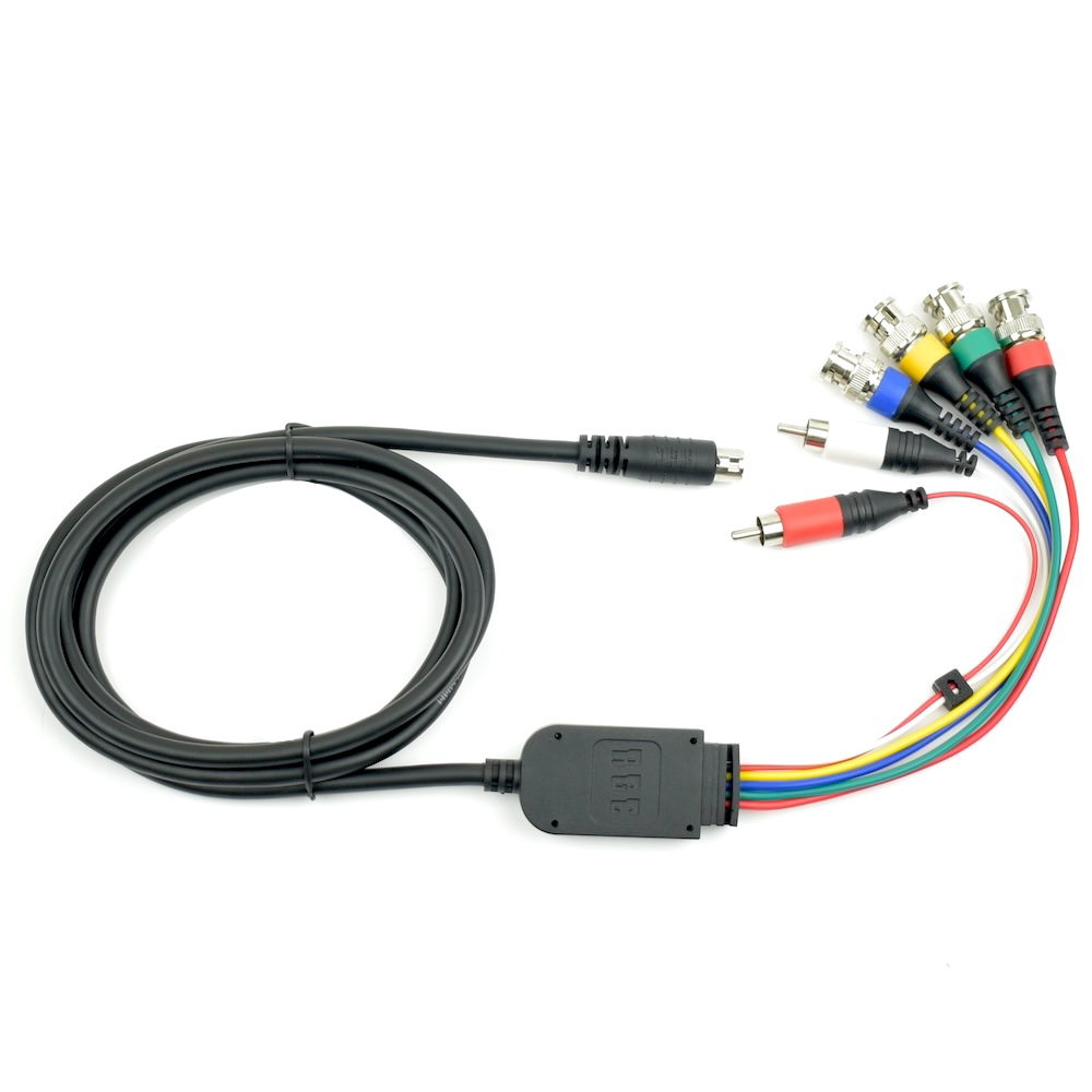 Sega Mega Drive 2 Genesis 2 32X NTSC PAL CSYNC PACKAPUNCH RGB BNC cable