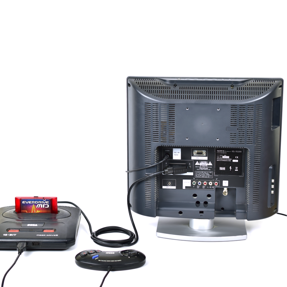 Sega Mega Drive 2 RGB SCART Megadrive 2, CDX 32X, dbGrafx Booster TTP ...
