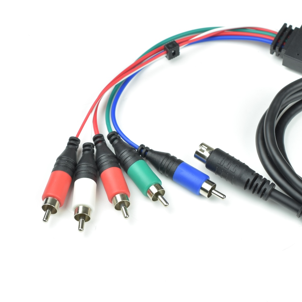 Sega Mega Drive 2 / Genesis 2 stereo sound Component YPbPr cable