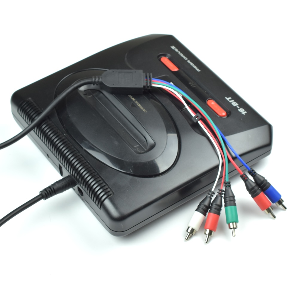 Sega Mega Drive 2 / Genesis 2 stereo sound Component YPbPr cable