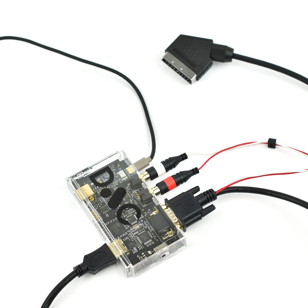 Analogue Nt mini SCART MiSTer FPGA project cable VGA to SCART