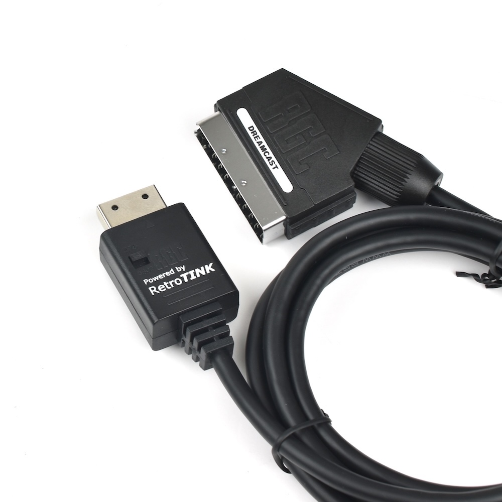 Sega Dreamcast RGB SCART cable 480p CSYNC Retrotink