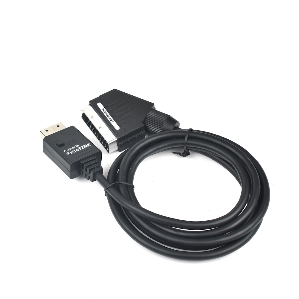 Sega Dreamcast RGB SCART cable 480p CSYNC Retrotink