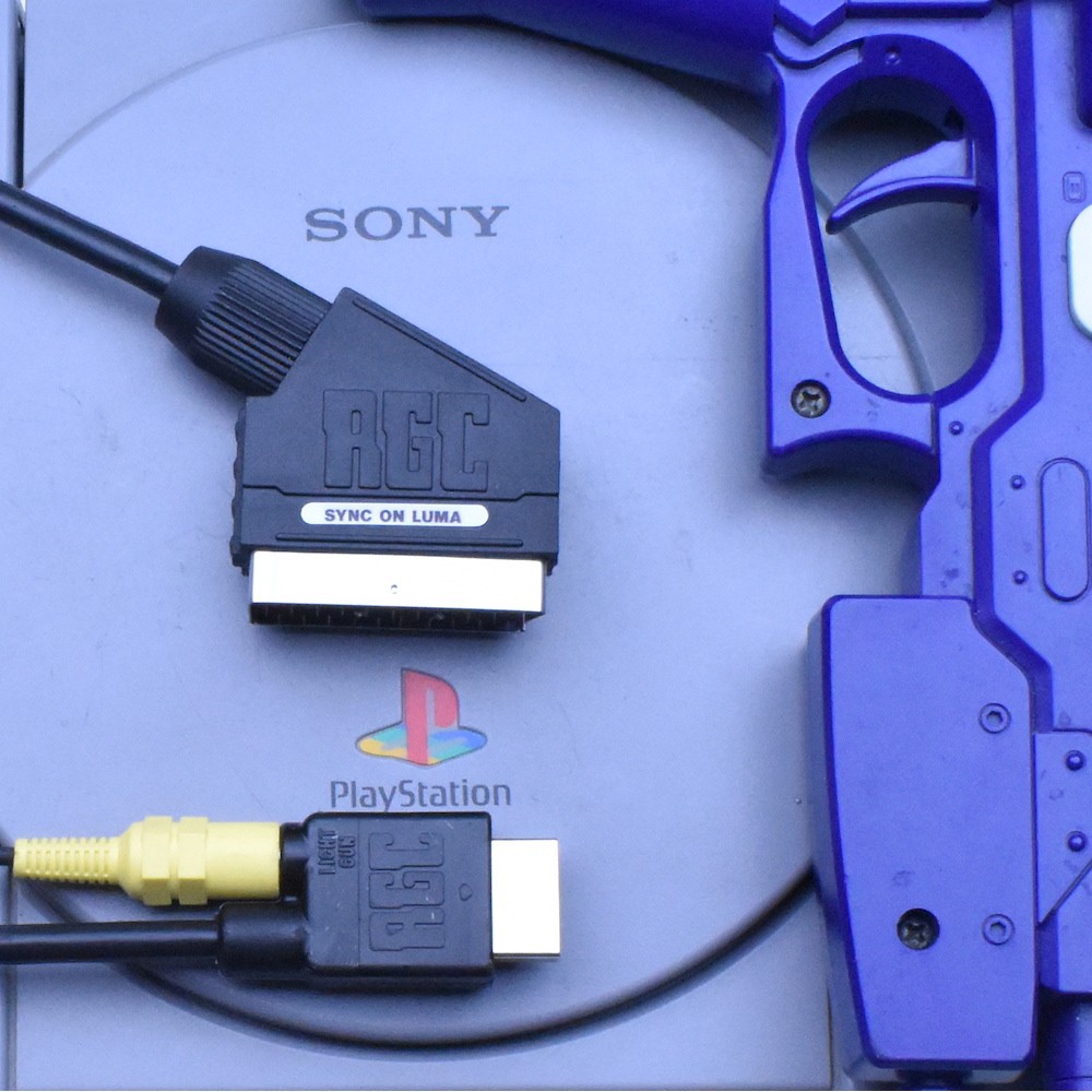 Sony Playstation 1 PS1 slim RGB SCART cable PACKAPUNCH