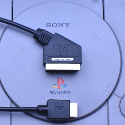 Sony Playstation 1 PS PS1 PS2 PS3 PSX RGB SCART cable