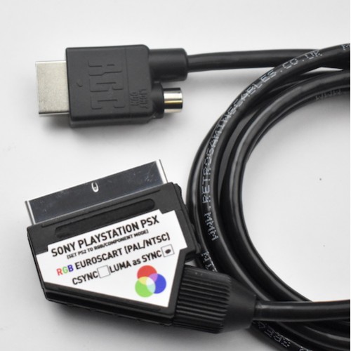 PS2 RGB SCART cable