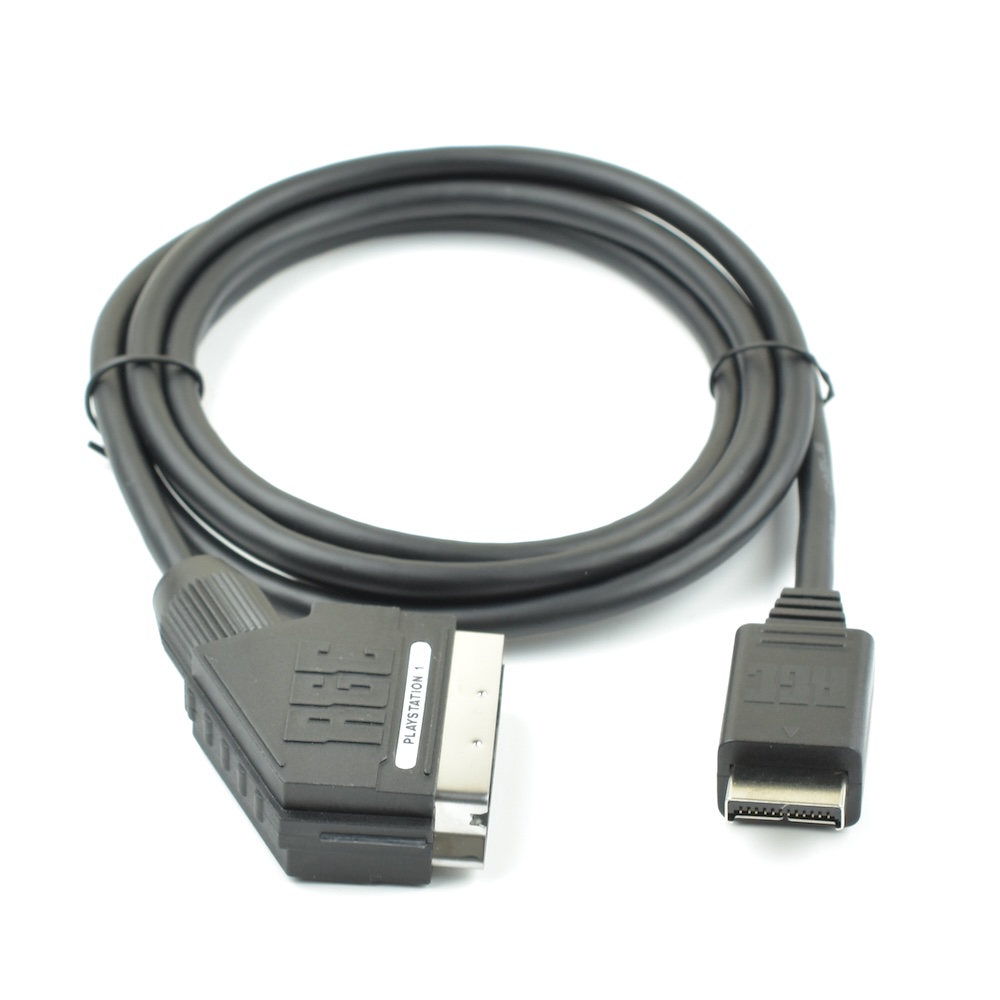 Sony Playstation 1 PS1 PSX RGB SCART cable PACKAPUNCH