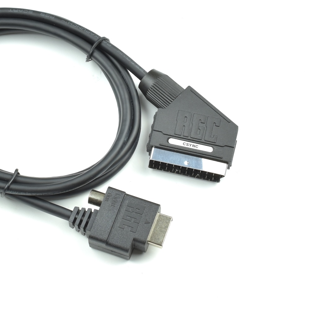 Sony Playstation 1 PS1 PSX RGB SCART cable PACKAPUNCH