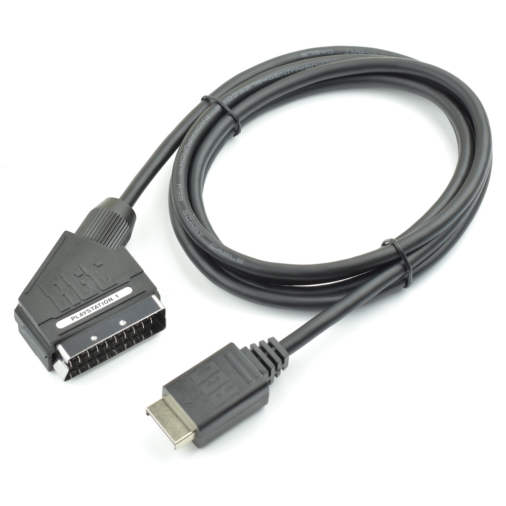 Sony Playstation 1 PS1 PSX RGB SCART cable PACKAPUNCH