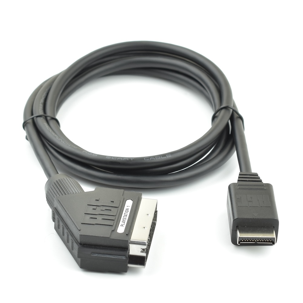 Sony Playstation 1 PS PS1 PS2 PS3 PSX RGB SCART cable