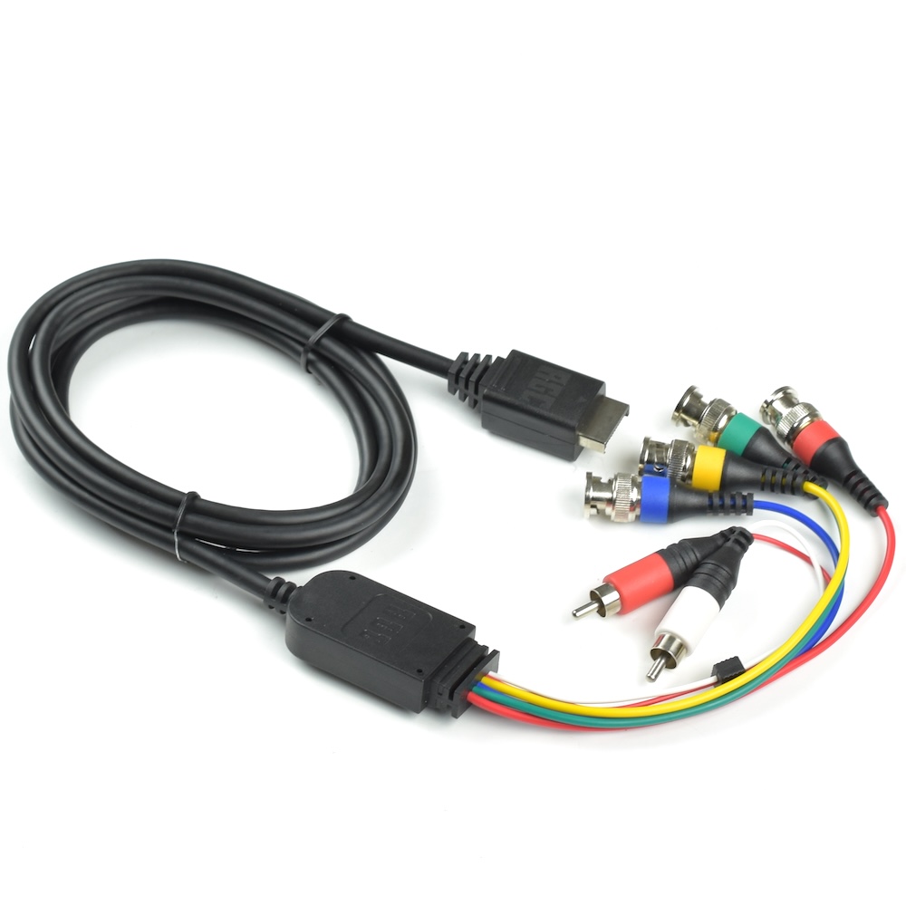 Sony PlayStation 2 NTSC PAL sync on luma PACKAPUNCH RGB BNC cable
