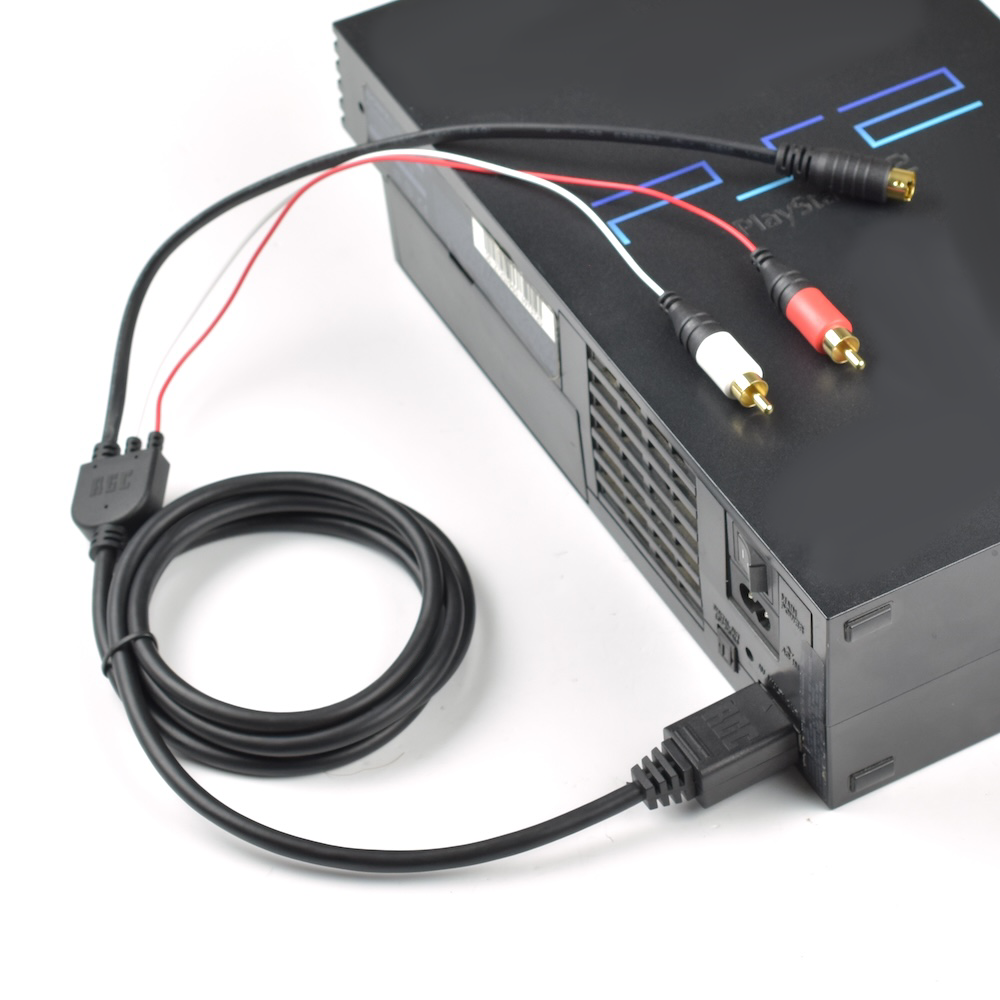 Sony PlayStation 1 2 3 s-video cable PAL NTSC