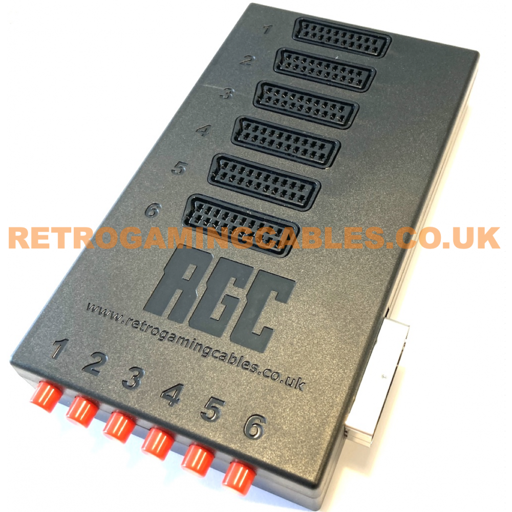 RetroTink 5X-Pro six input SCART switch