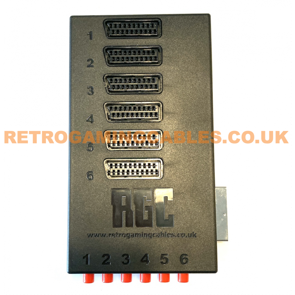 RetroTink 5X-Pro six input SCART switch