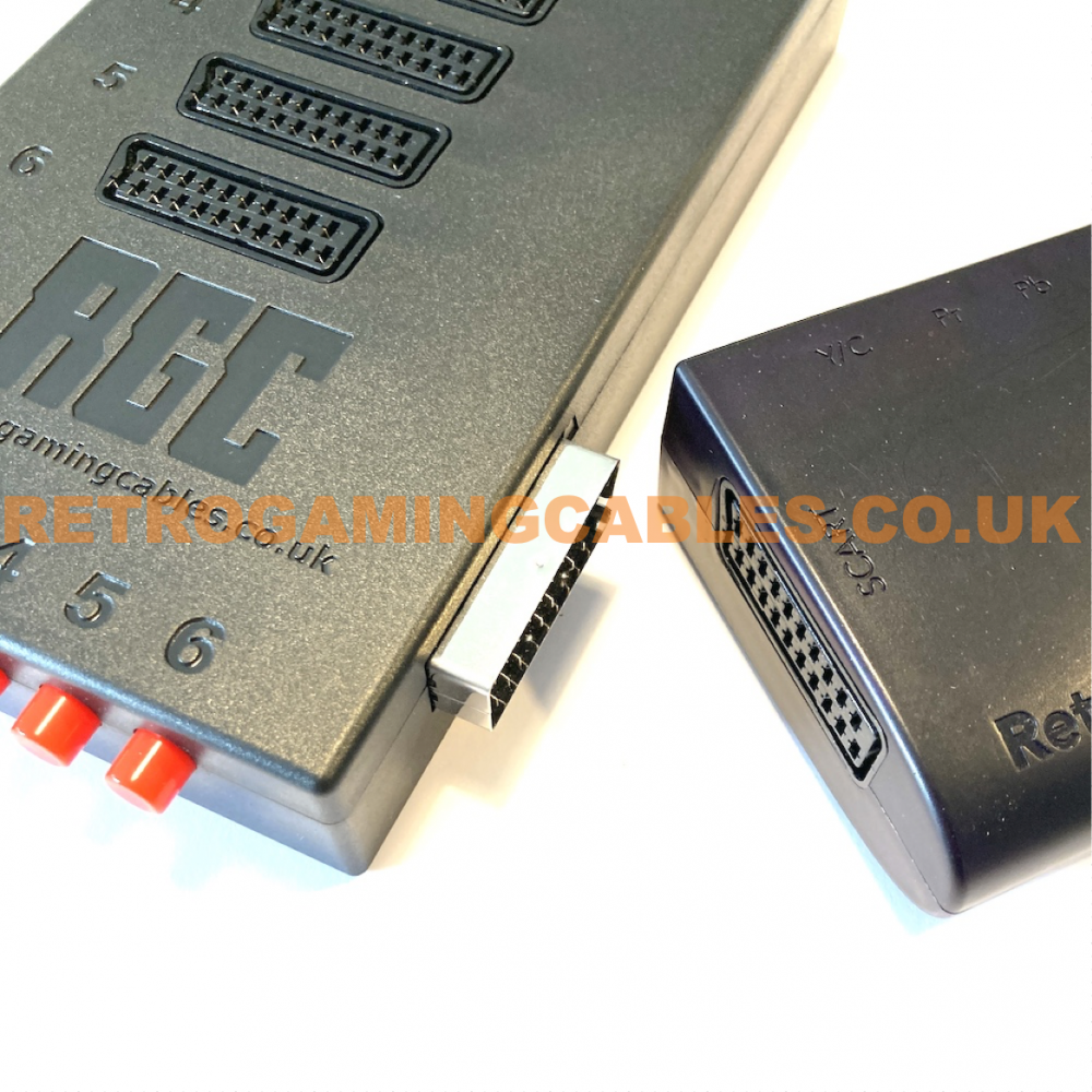 RetroTink 5X-Pro six input SCART switch