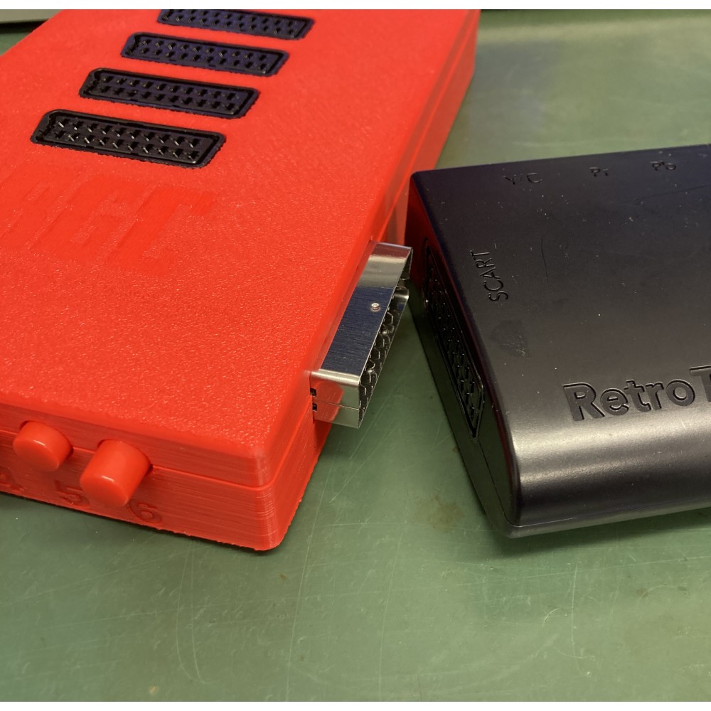 RetroTink 5X-Pro six input SCART switch