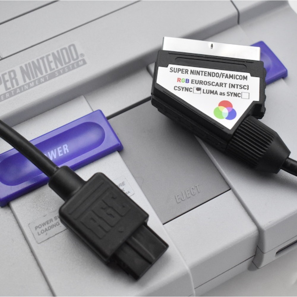 NTSC Super Nintendo PACKAPUNCH RGB SCART