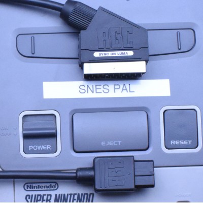 PAL Super Nintendo RGB SCART