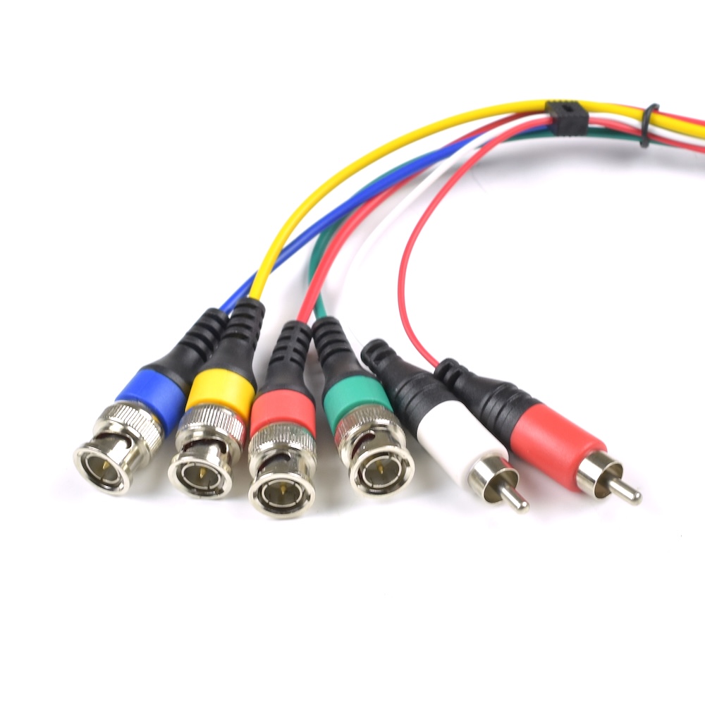 NTSC Super Nintendo PACKAPUNCH RGB BNC cable