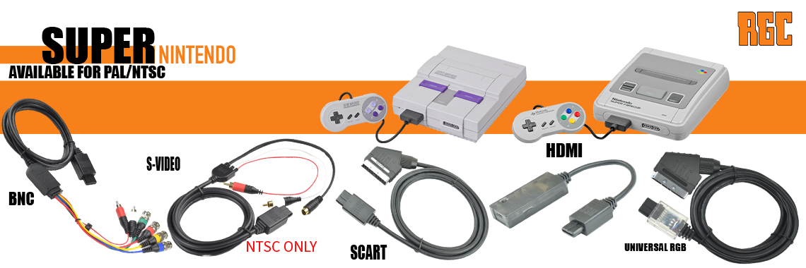 RGC - Worlds No. 1 for Retro Gaming Console Accessories and SCART Cables