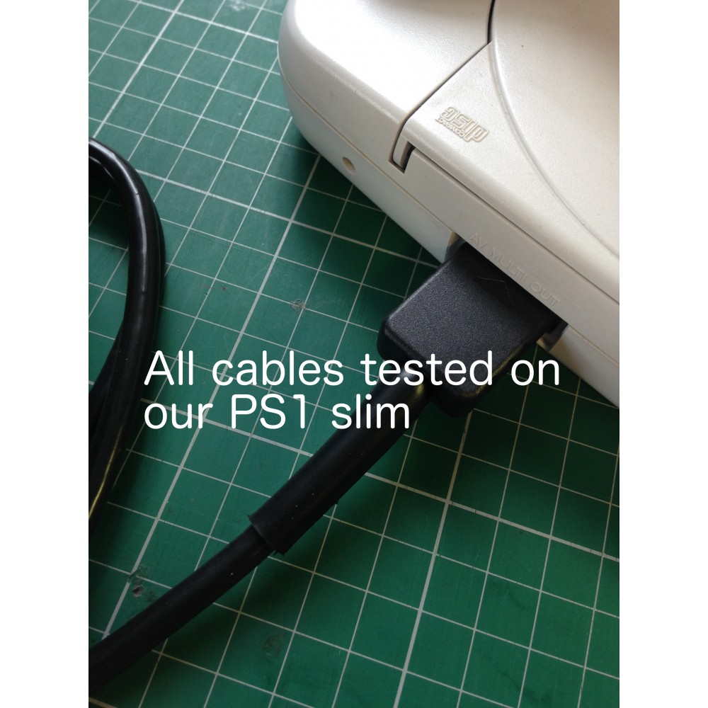 Sony Playstation 1 2 3 PS PS1 PS2 PS3 PSX RGB SCART cable