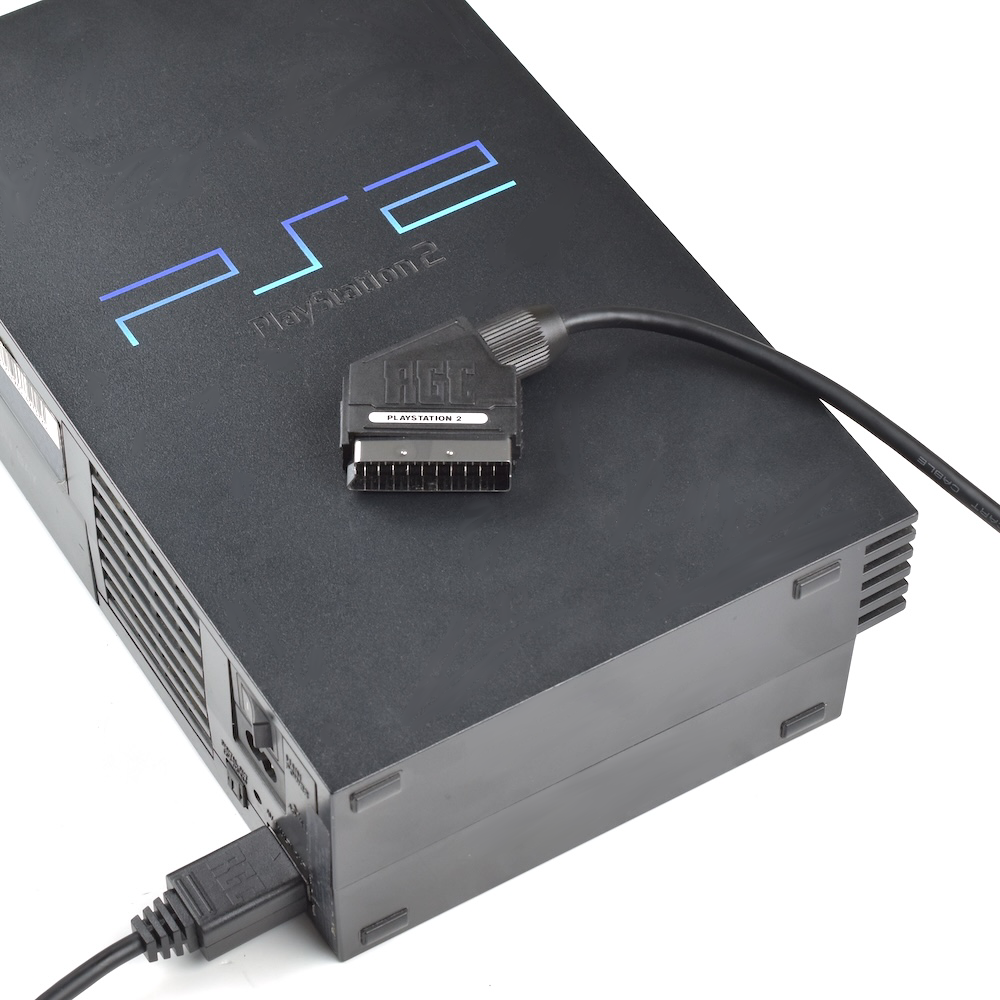 Sony Playstation 2 PS2 PSX RGB SCART cable PACKAPUNCH CSYNC