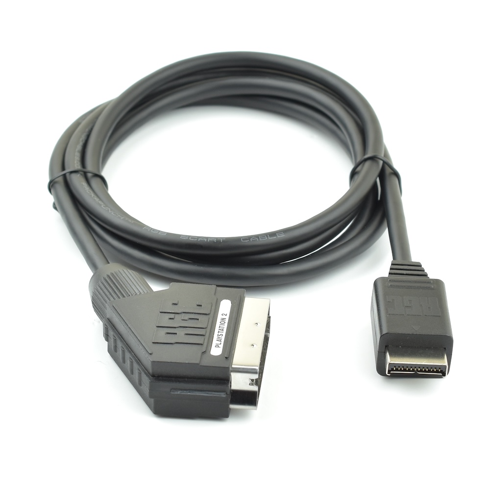 Sony Playstation 2 PS2 PSX RGB SCART cable PACKAPUNCH CSYNC