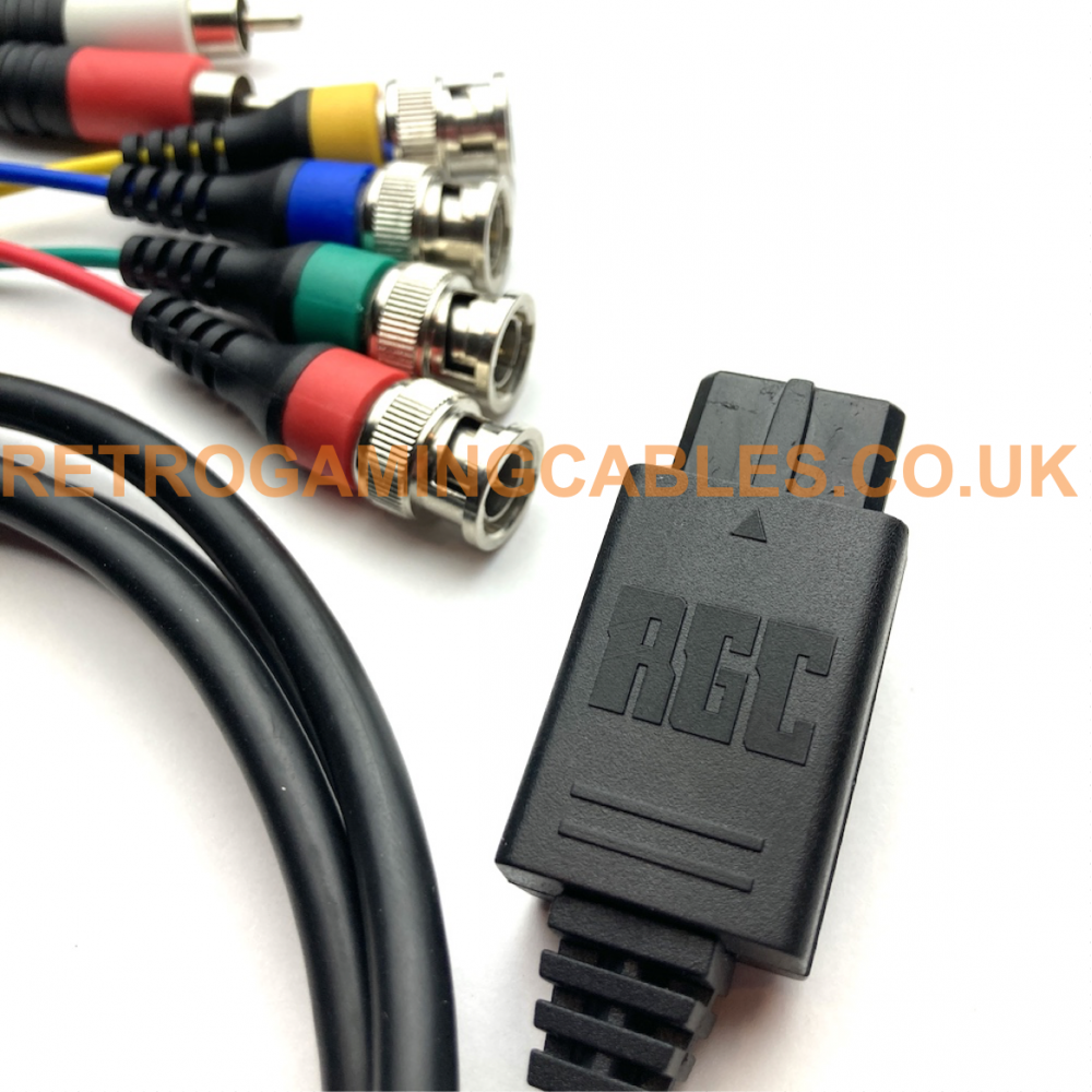 NTSC Super Nintendo PACKAPUNCH RGB BNC cable