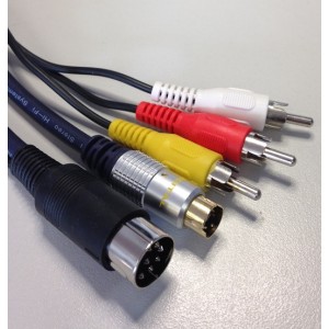 C64 composite SCART video cable