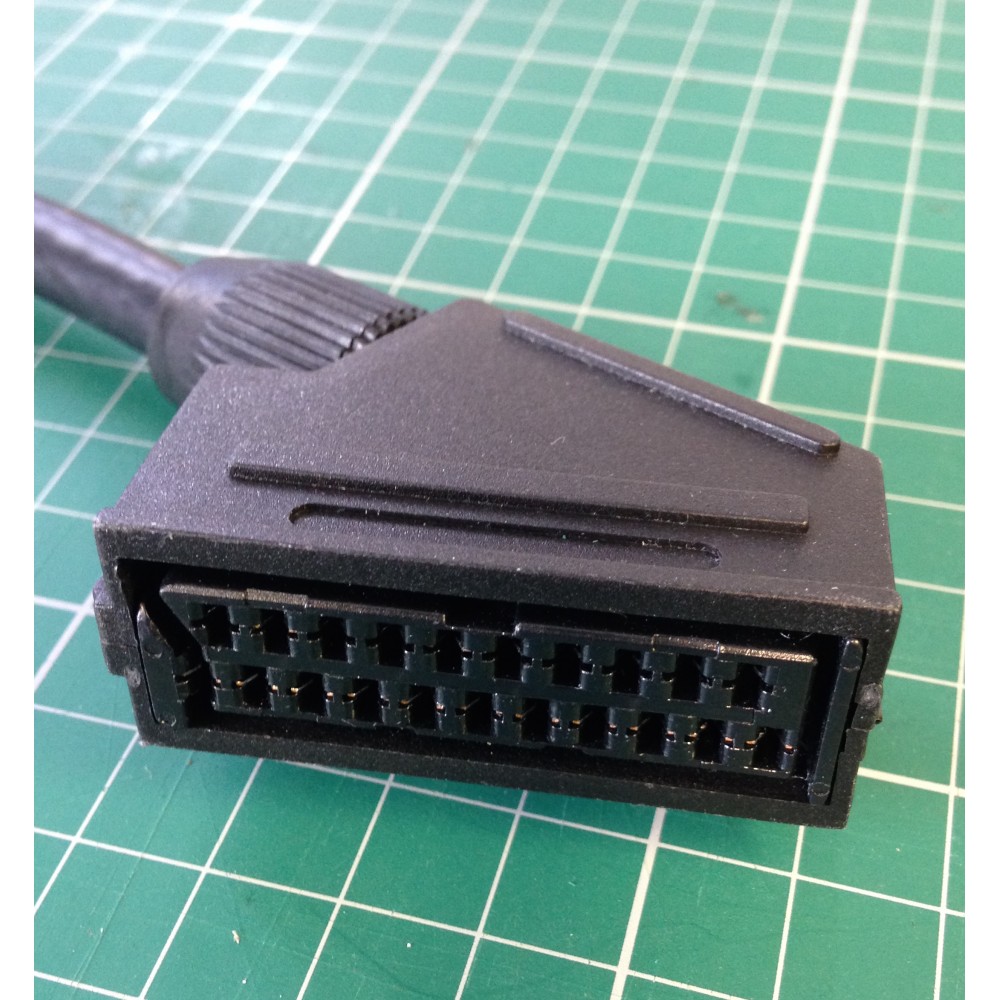 EuroSCART to BNC adapter cable