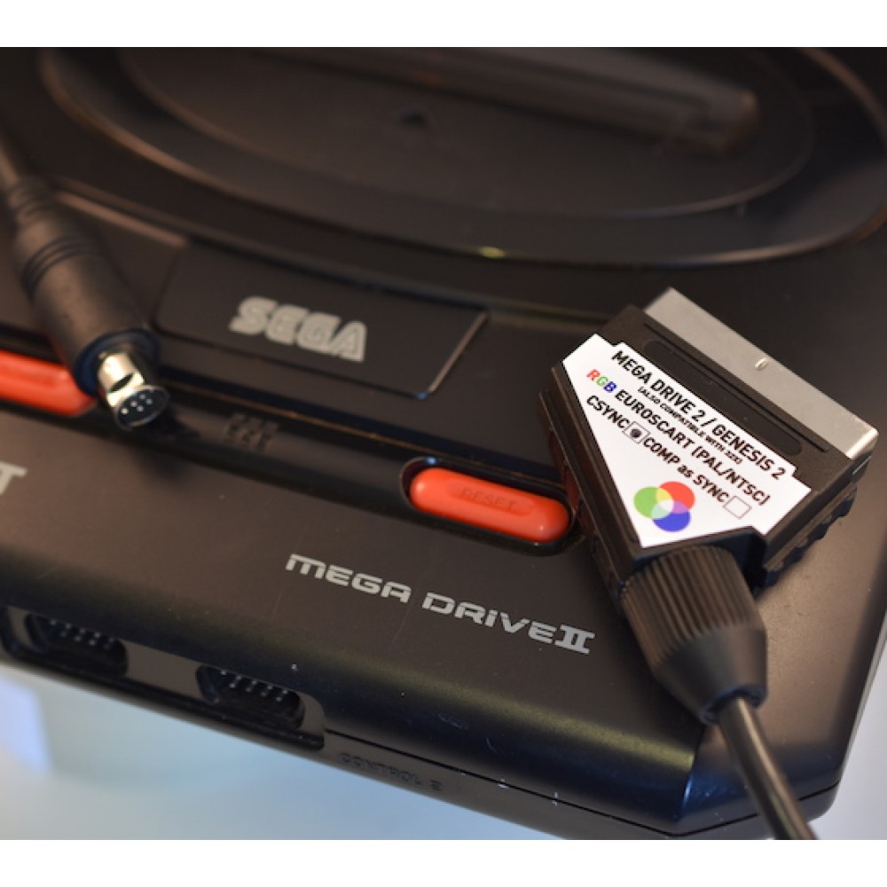 Sega Mega Drive 2 RGB SCART Megadrive 2, CDX 32X