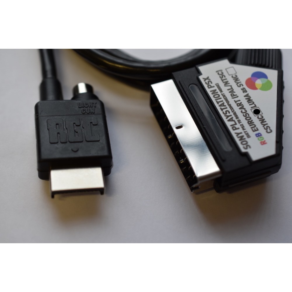 Sony Playstation 1 PS1 PSX RGB SCART cable