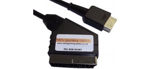 Sony Playstation 1 2 3 PS PS1 PS2 PS3 RGB SCART cable