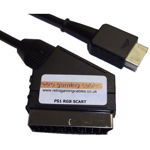 Sony Playstation 1 2 3 PS PS1 PS2 PS3 RGB SCART cable