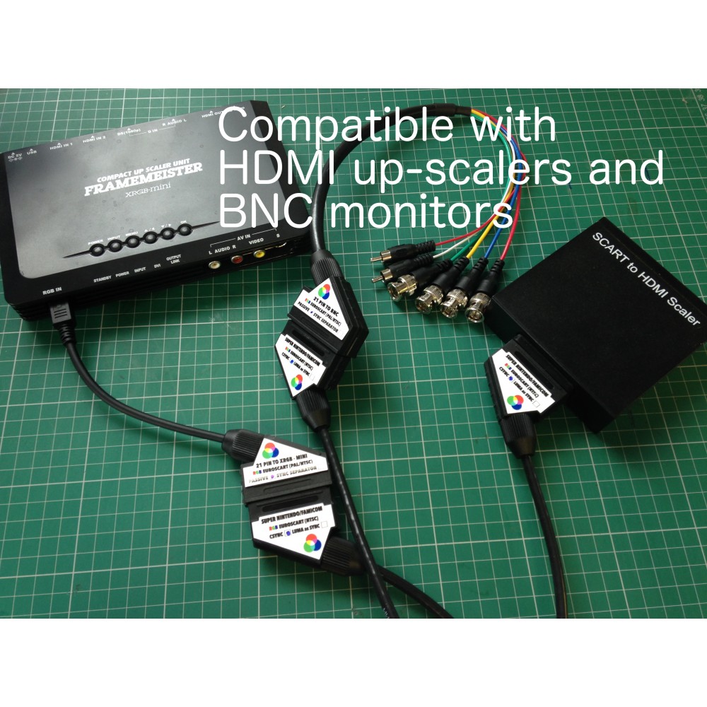 Sony Playstation 1 PS PS1 PS2 PS3 PSX RGB SCART cable